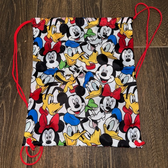 Disney | Accessories | Disney Mickey Mouse Kids Drawstring Bag | Poshmark